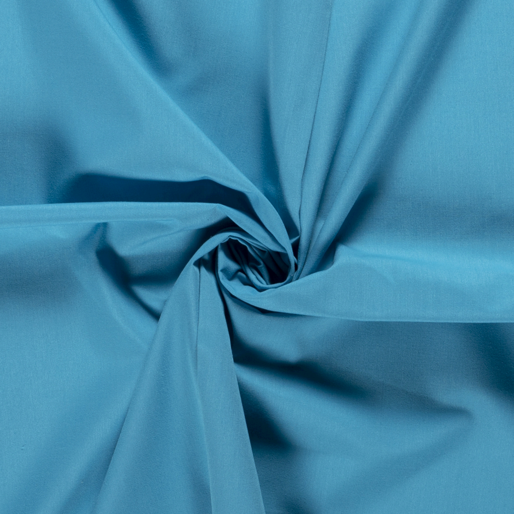 Tissu Coton Uni Bleu Clair - La Grange aux Tissus